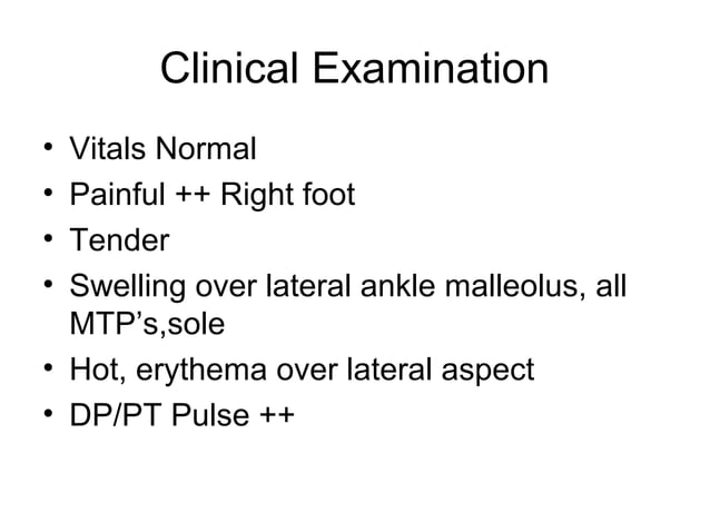Gout case presentation | PPT