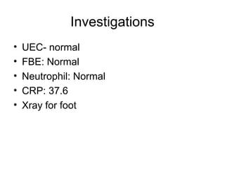 Gout case presentation | PPT