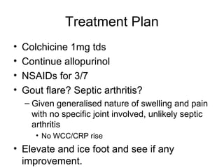 Gout case presentation | PPT