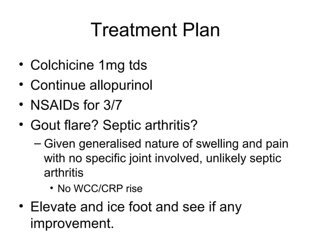 Gout case presentation | PPT