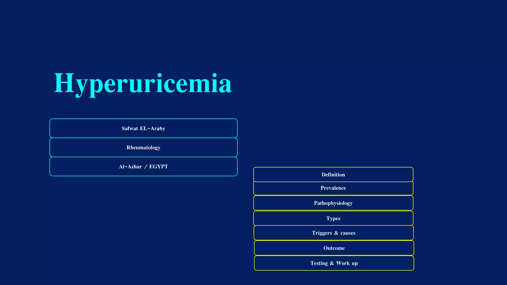 Gout hyperuricemia-classification-zagazig | PPTX