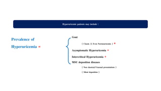 Gout hyperuricemia-classification-zagazig | PPTX