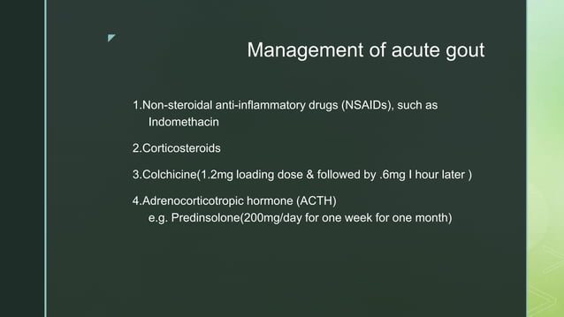 Gout presentation auto metabolic disorder | PPTX