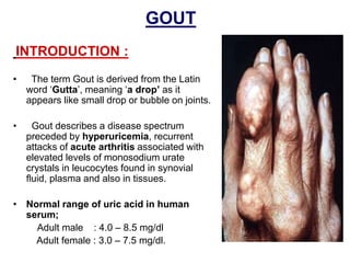 GOUT | PPT