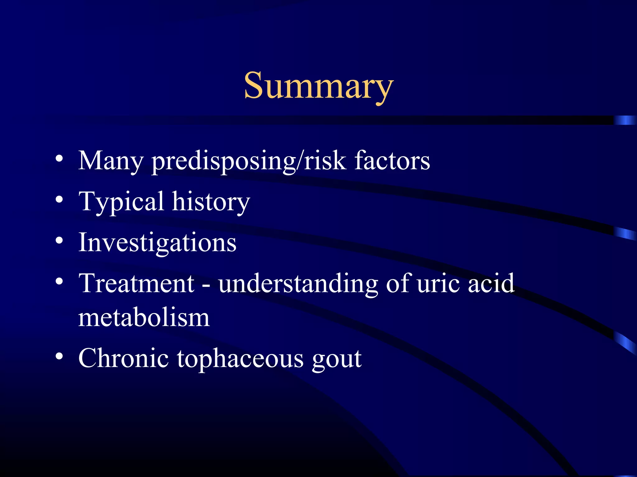 Gout Presentation | PPT