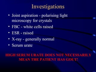 Gout Presentation | PPT