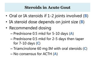Gout 2012: Updates to an Old Disease | PDF