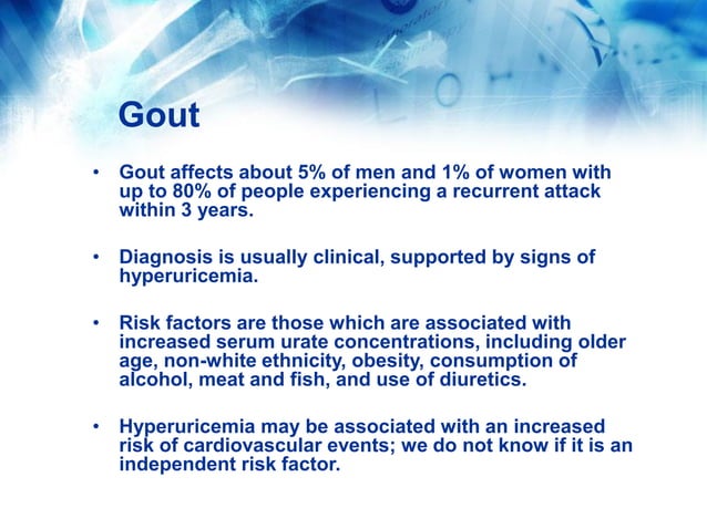 Gout Summery Updated 2020 American College Of Rheumatology Guideline ...