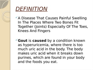 Gout | PPT