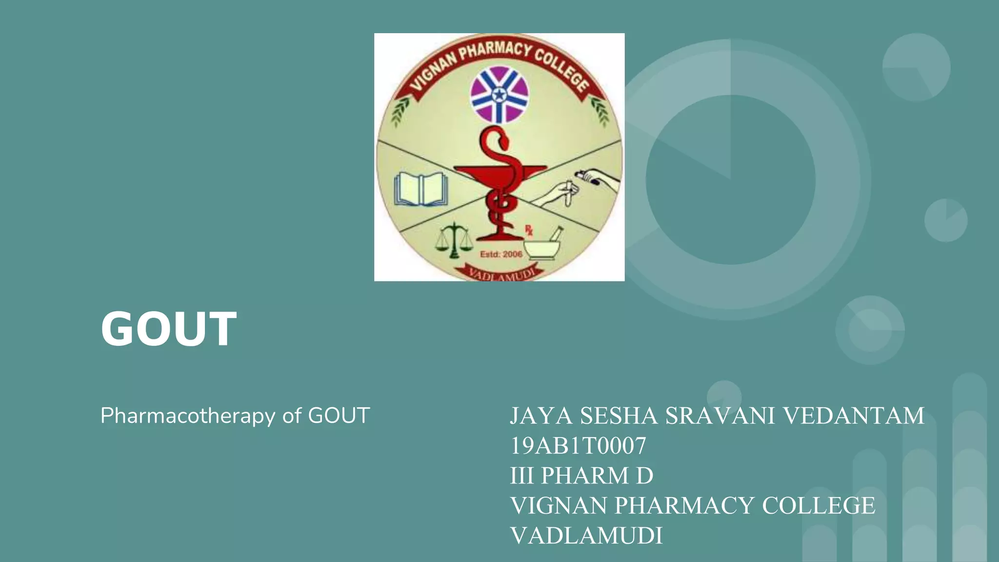 GOUT 3rd Pharm D Pharmacotherapeutics.pptx