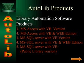 Goutam biswas's presentation auto lib_library automation software | PPT