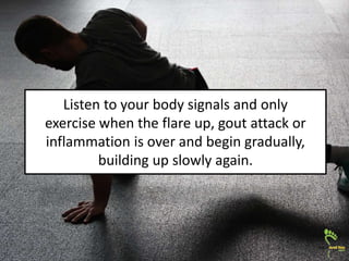 Gout and Exercise | PPTX | Bone and Joint Conditions | Diseases and ...