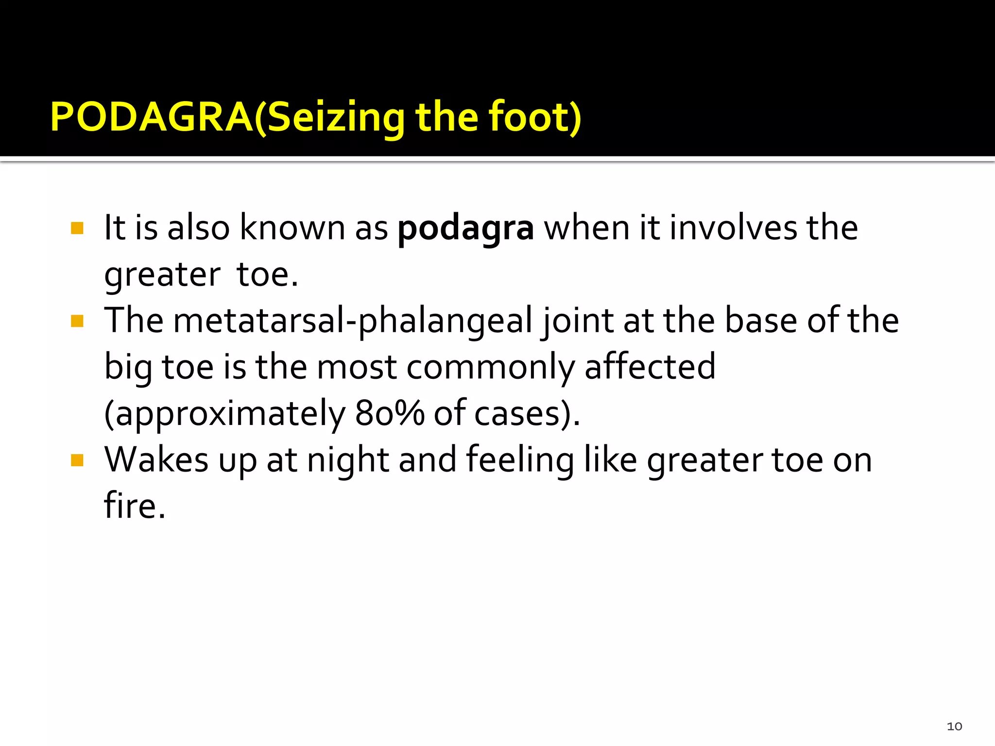 Gout and hyperuricemia | PPTX