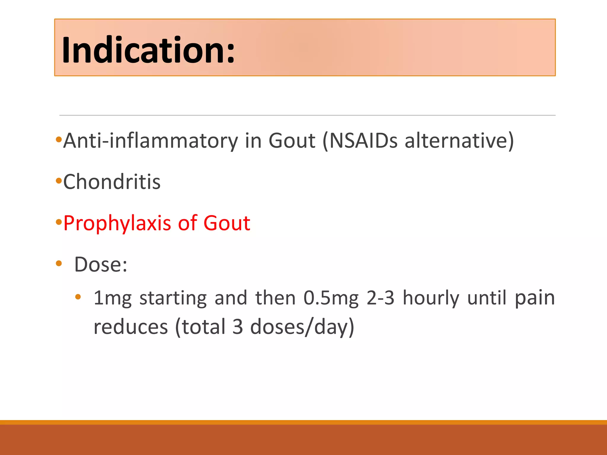Gout and RA Drugs | PPTX