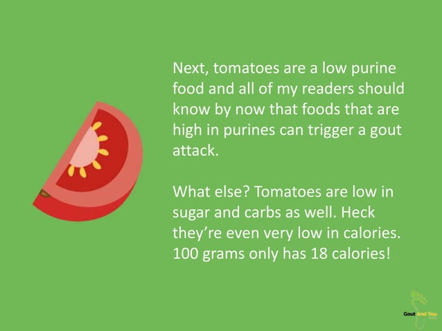 Gout and Tomatoes | PPT