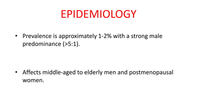 Gout arthritis - comprehensive ppt | PPTX