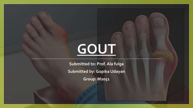 gout biochem-1.pptx | Digestive Disorders | Diseases and Conditions