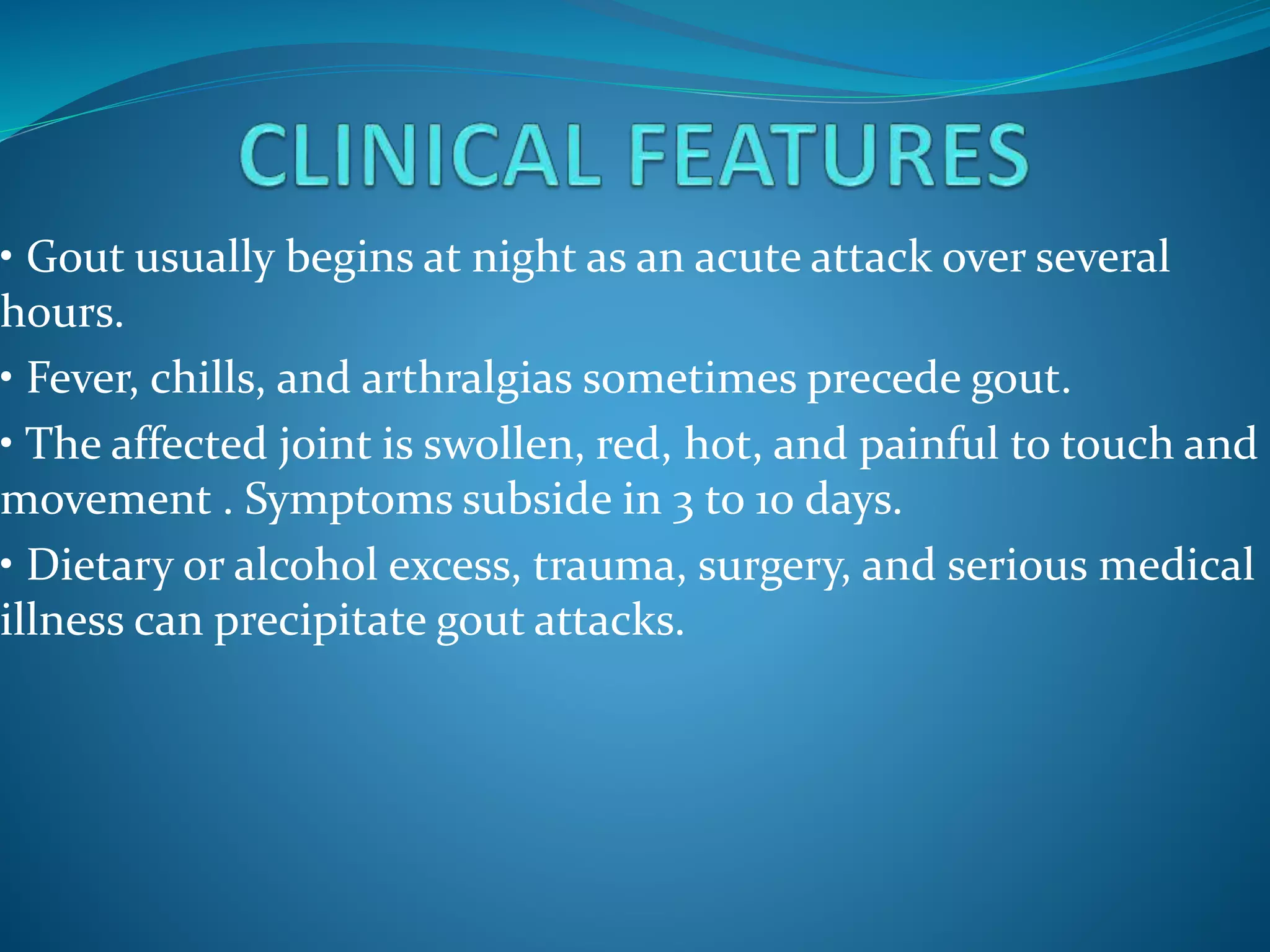 Gout by mohammad nour alsaeed | PPTX