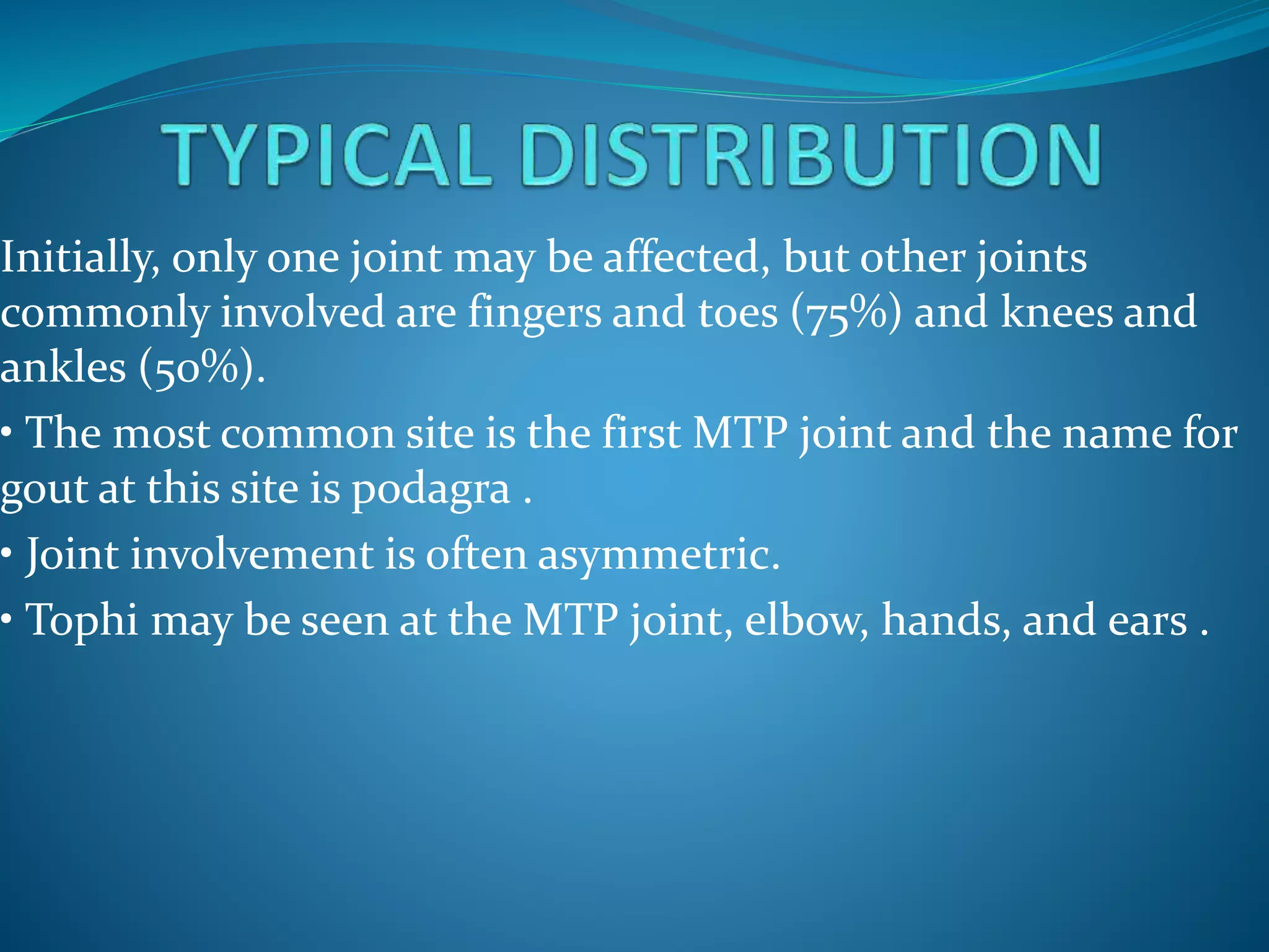 Gout by mohammad nour alsaeed | PPTX