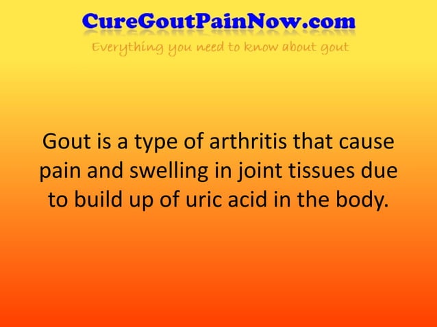 Gout Disease | PPT