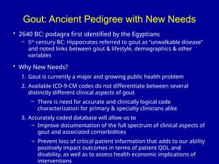 Gout disease 2025.pptx January pptdownload | PPTX