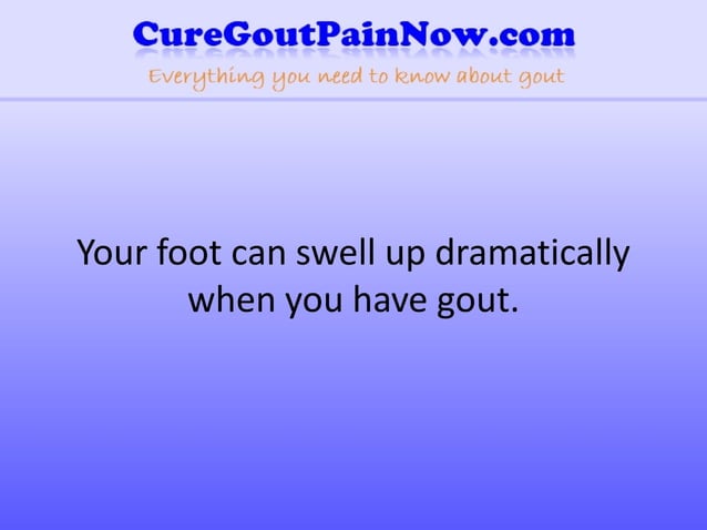 Gout Foot | PPT