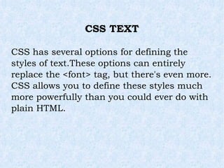 CSS | PPT
