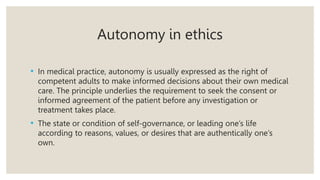 Principal ethics | PPTX