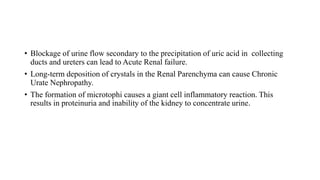 Gout and hyperuricemia | PPTX