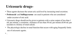 Gout and hyperuricemia | PPT