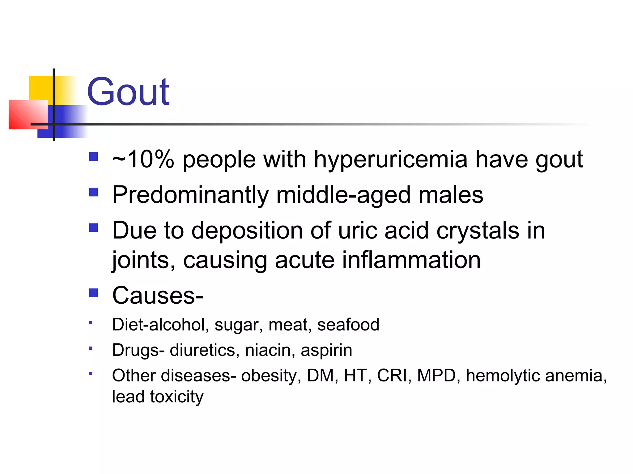 Gout & osteoarthritis | PPT