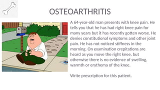 Gout & osteoarthritis (1).pptxsymptoms, diagnosis, treatment, and ...