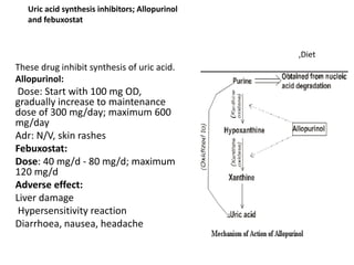 Gout pharmacotherapeutics.pptx