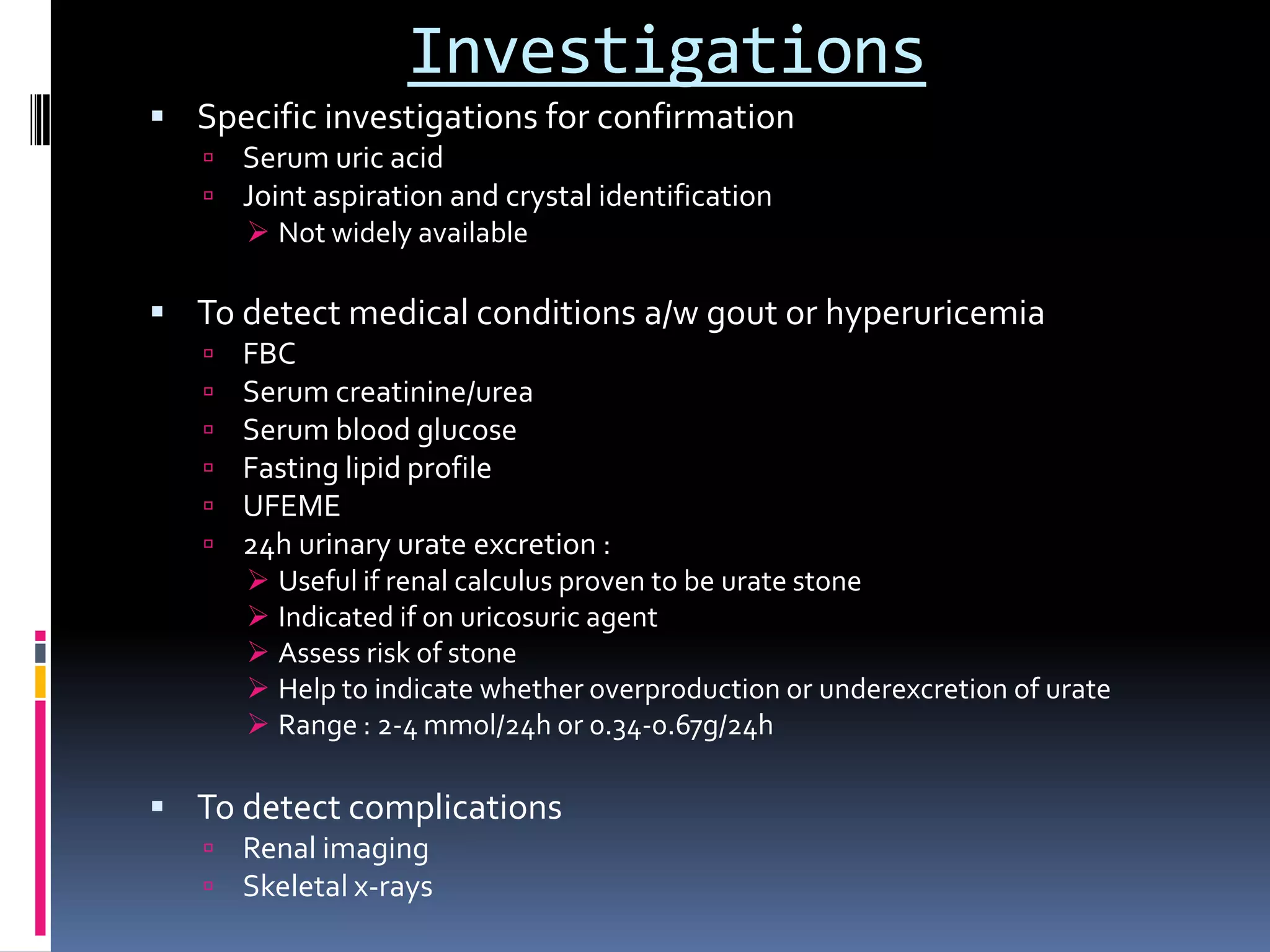 Gout presentation | PPTX