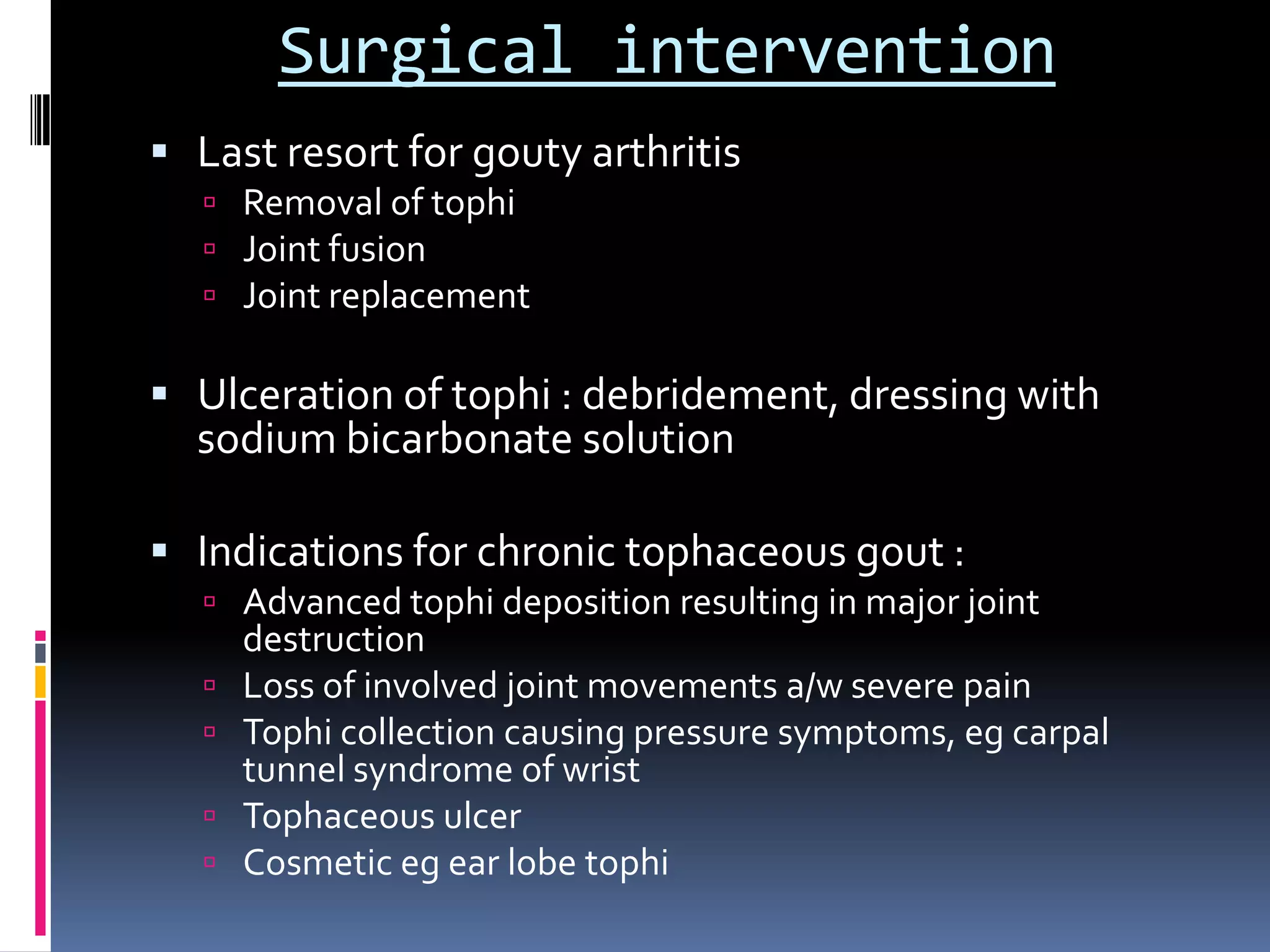 Gout presentation | PPTX