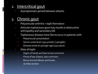 Gout presentation | PPTX