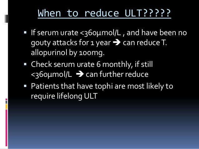 Gout Presentation