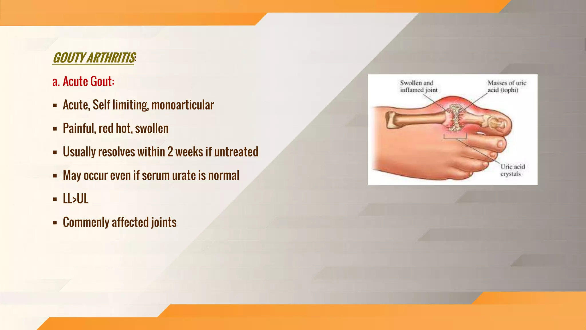 Gout presentation | PPTX