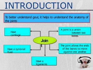 gout, causes, types, signs and symptoms and mgmt | PPT