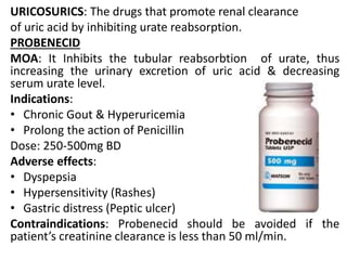 Gout and Rheumatoid arthritis (RA) | PPTX