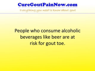 Gout Toe | PPT