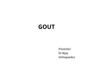 Gout-definition-clinical pictures-diagnosis-treatment | PPTX
