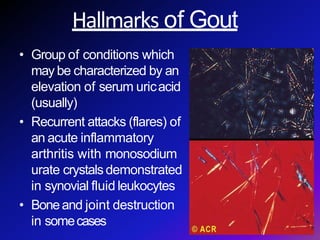 Gouty arthritis | PPTX