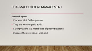 GOUTY ARTHRITIS | PPT