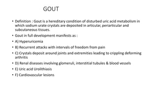 Gout | PPTX