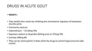 Gout | PPTX