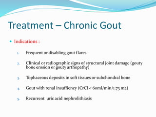 Gouty Athritis , Cause of painful joints ,pseudo gout | PPTX