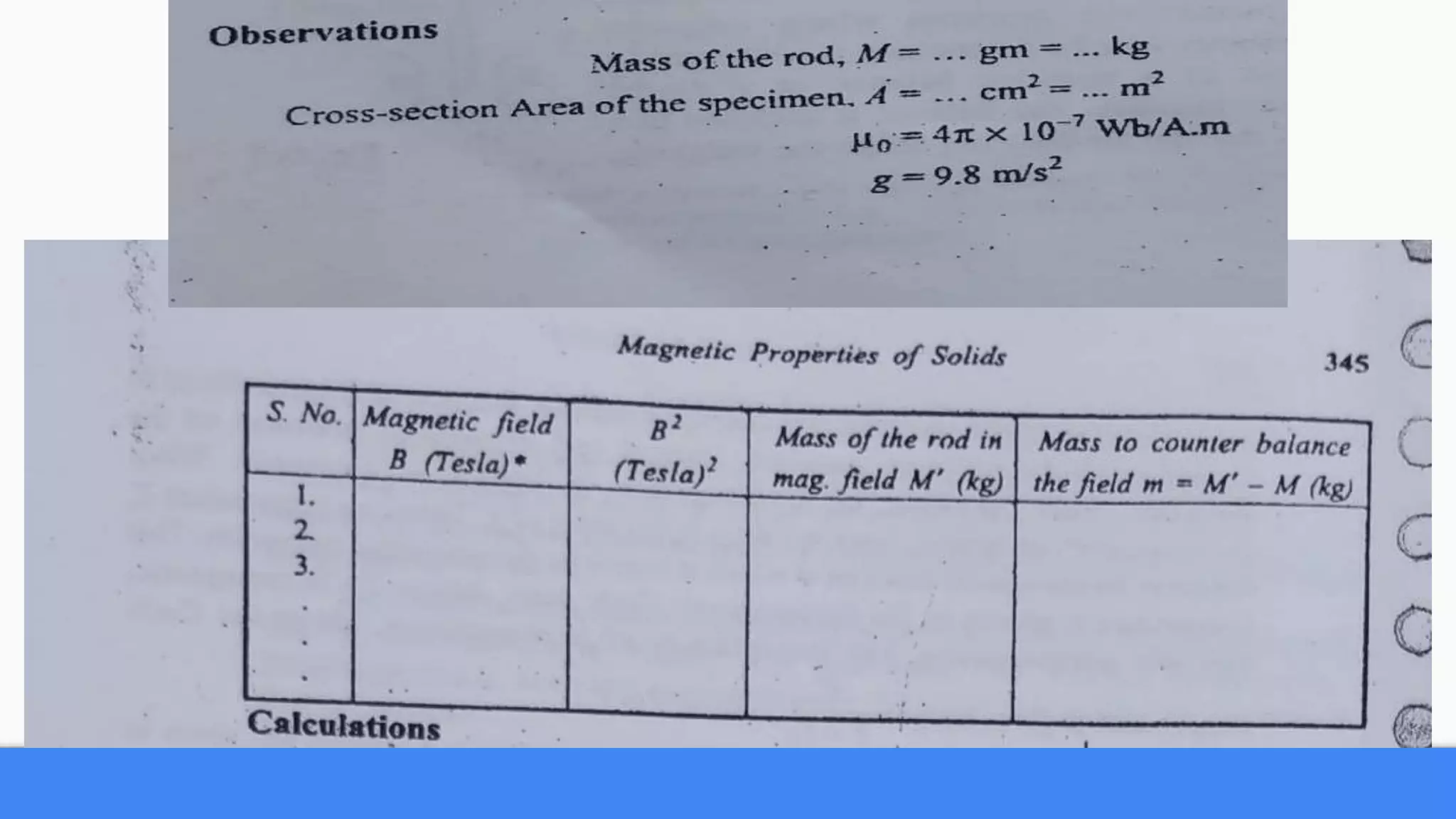 Gouy's method of magnetic susceptibility | PPTX