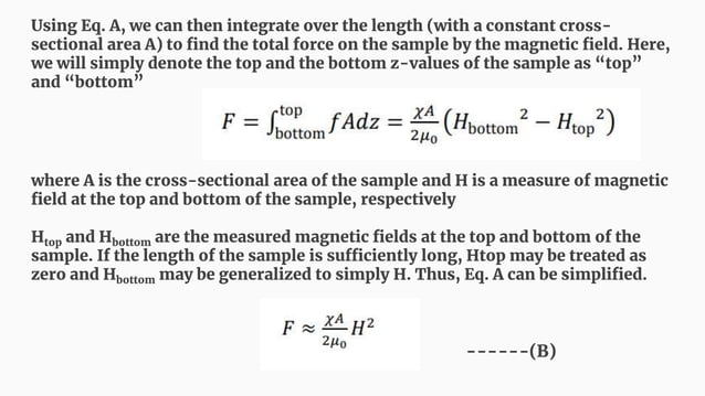 Gouy's method of magnetic susceptibility | PPTX | Physics | Science