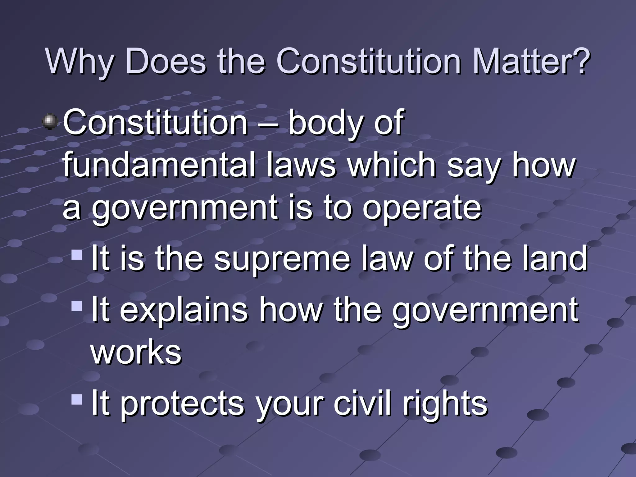 Constitution of the United States of America | PPT